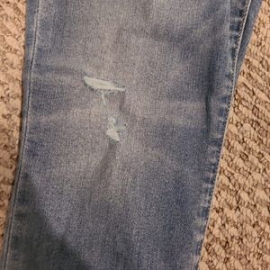 GAP | Jeans | New Gap True Skinny Sky High Jeans Ripped Destroyed ...